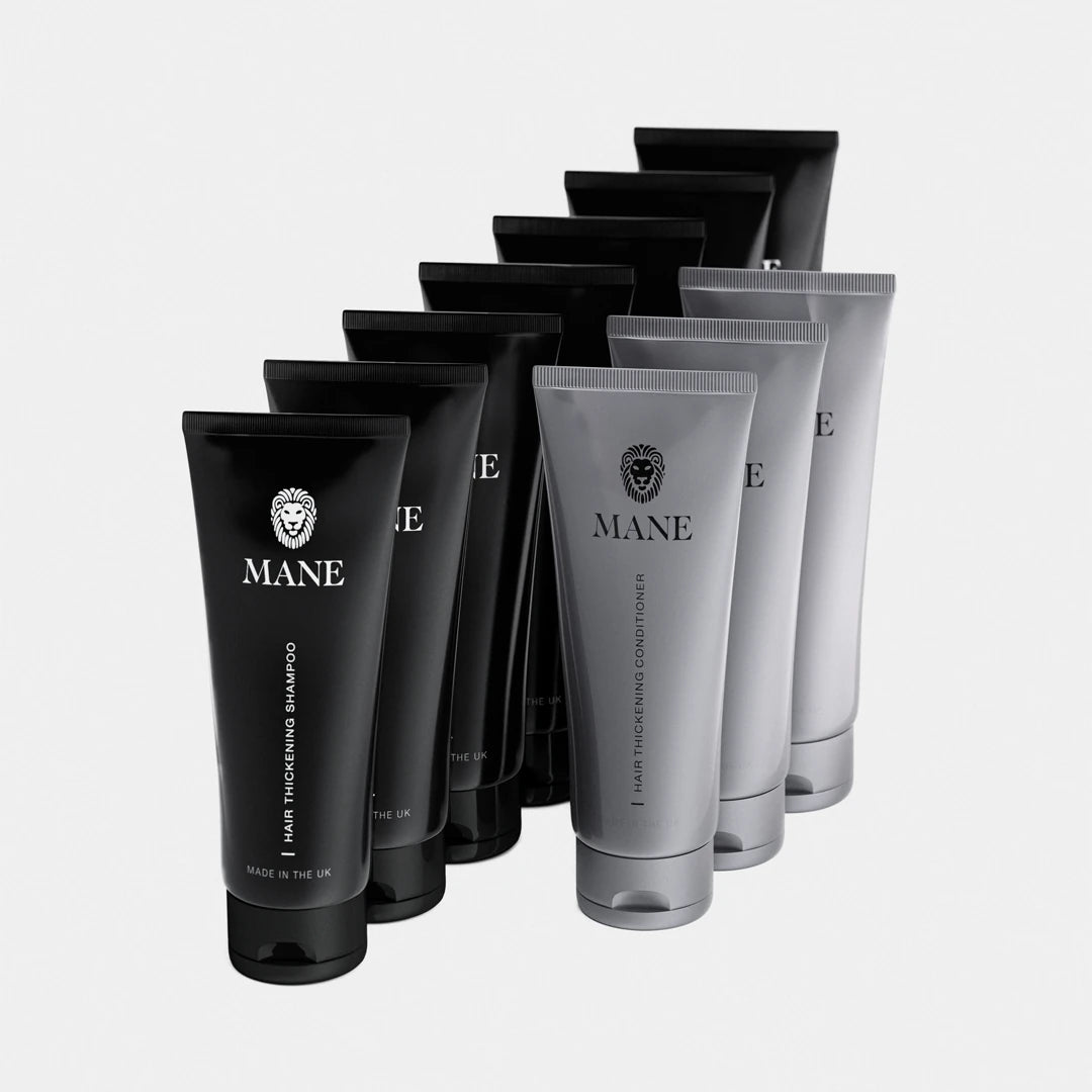 Mane Hair Thickening Shampoo & Conditioner – 10 Pack Mega Deal – Mane ...